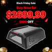 OPENROAD Truck Cap with Full Wing Doors, Extra-Large Storage, and LED ...