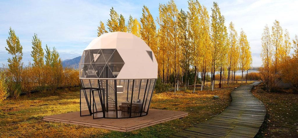 Domespaces DSDP Duplex Domes | Luxury Two-Story Glamping – Live More Outside