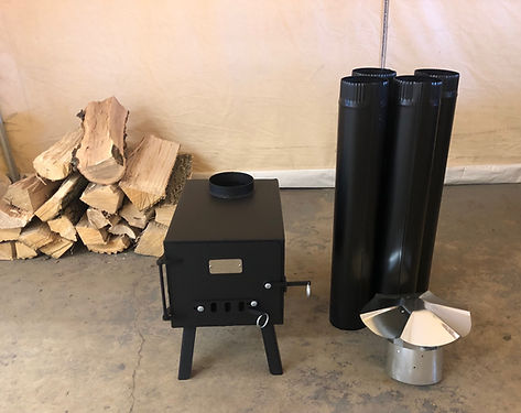 North Woods Fabrication Base Camp Stove Kit – Live More Outside