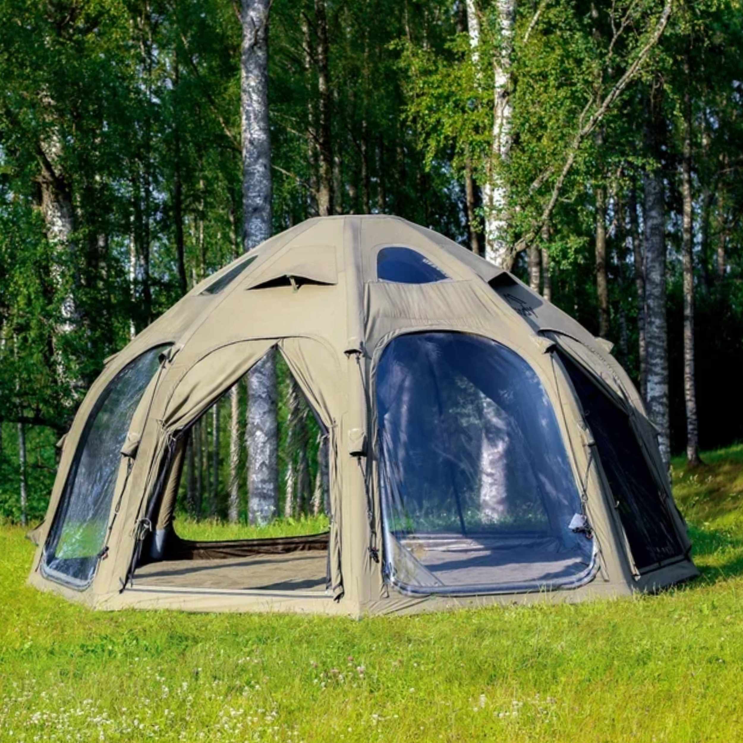 Coody Aurora Dome | RBM Outdoors Inflatable tent Octopus Forest Green ...