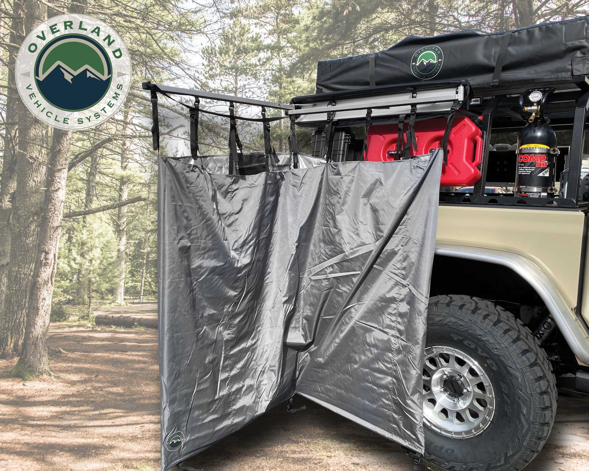 Overland Vehicle Systems Car Side Shower Room - Privacy On-the-Go ...